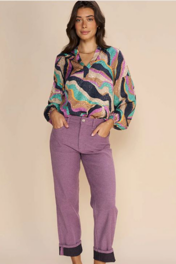 Mos Mosh Iris Orchid Ankle Rachel Delight Jeans - Sheena's Boutique Ireland