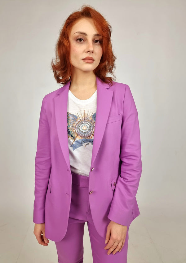 Mos Mosh Iris Orchid Mary Night Blazer - Sheena's Boutique Ireland